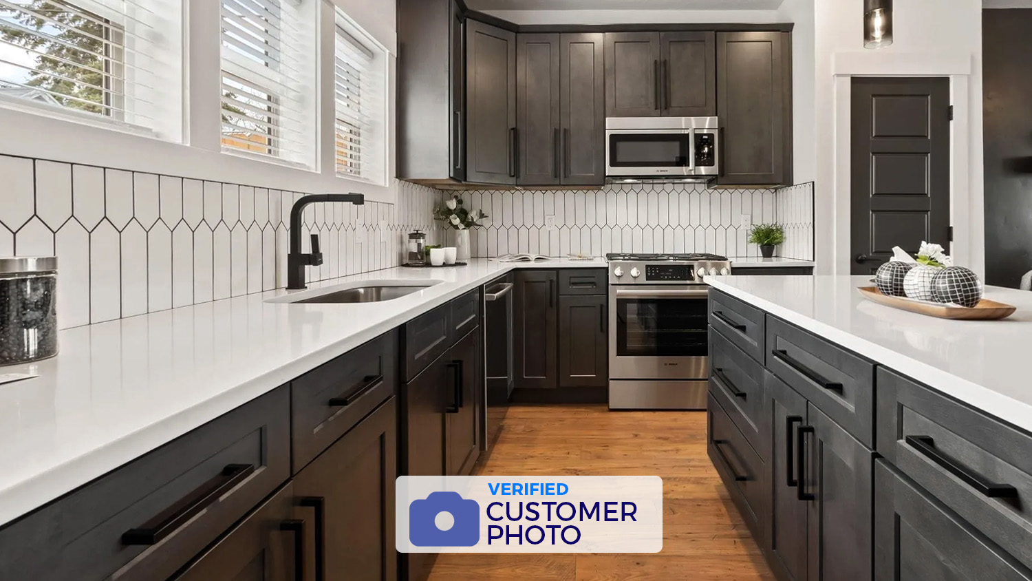 Cinder Shaker Assembled Cabinets | Shop online at Wholesale Cabinets