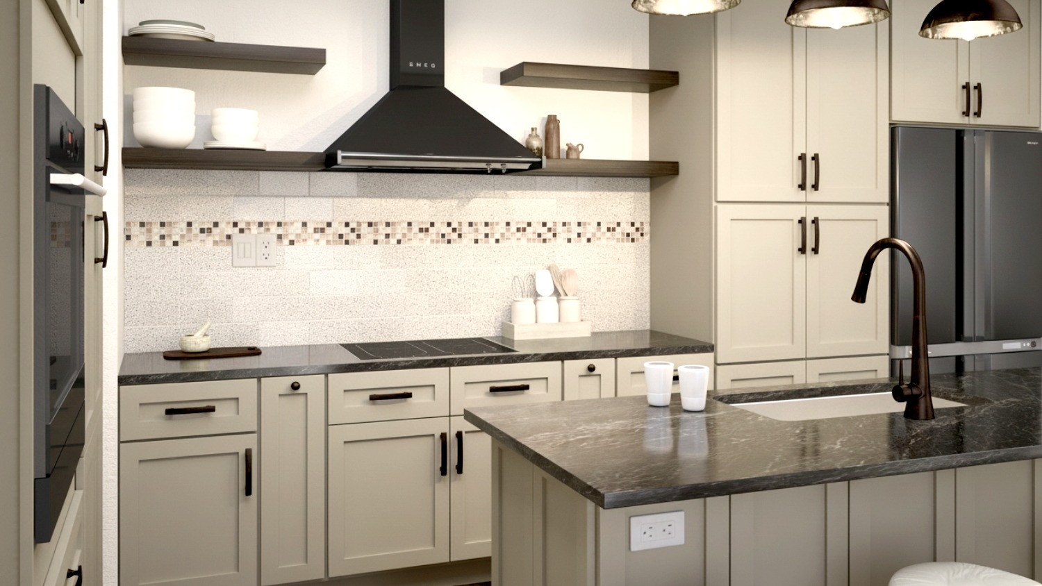 Elegant Sand Shaker Cabinets | Shop online at Wholesale Cabinets