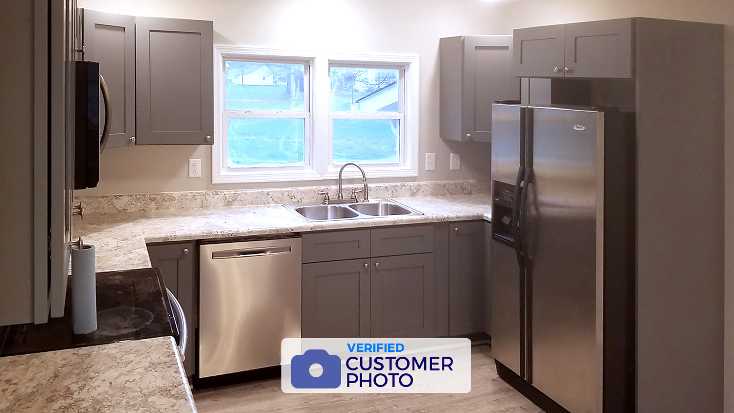 Lancaster Dark Grey Cabinets | Shop online at Wholesale Cabinets