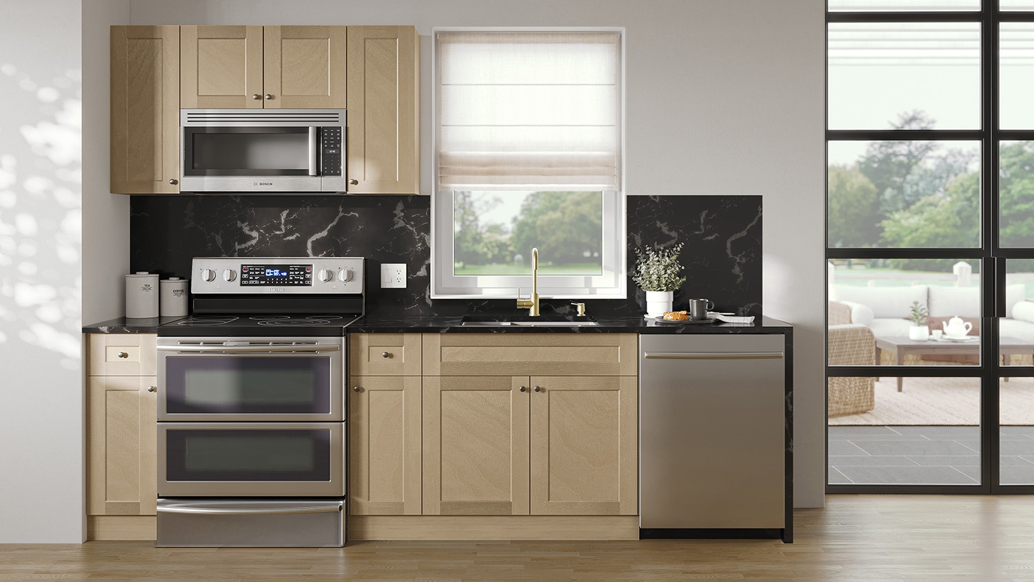 Natural Wood Shaker Cabinets | Shop online at Wholesale Cabinets