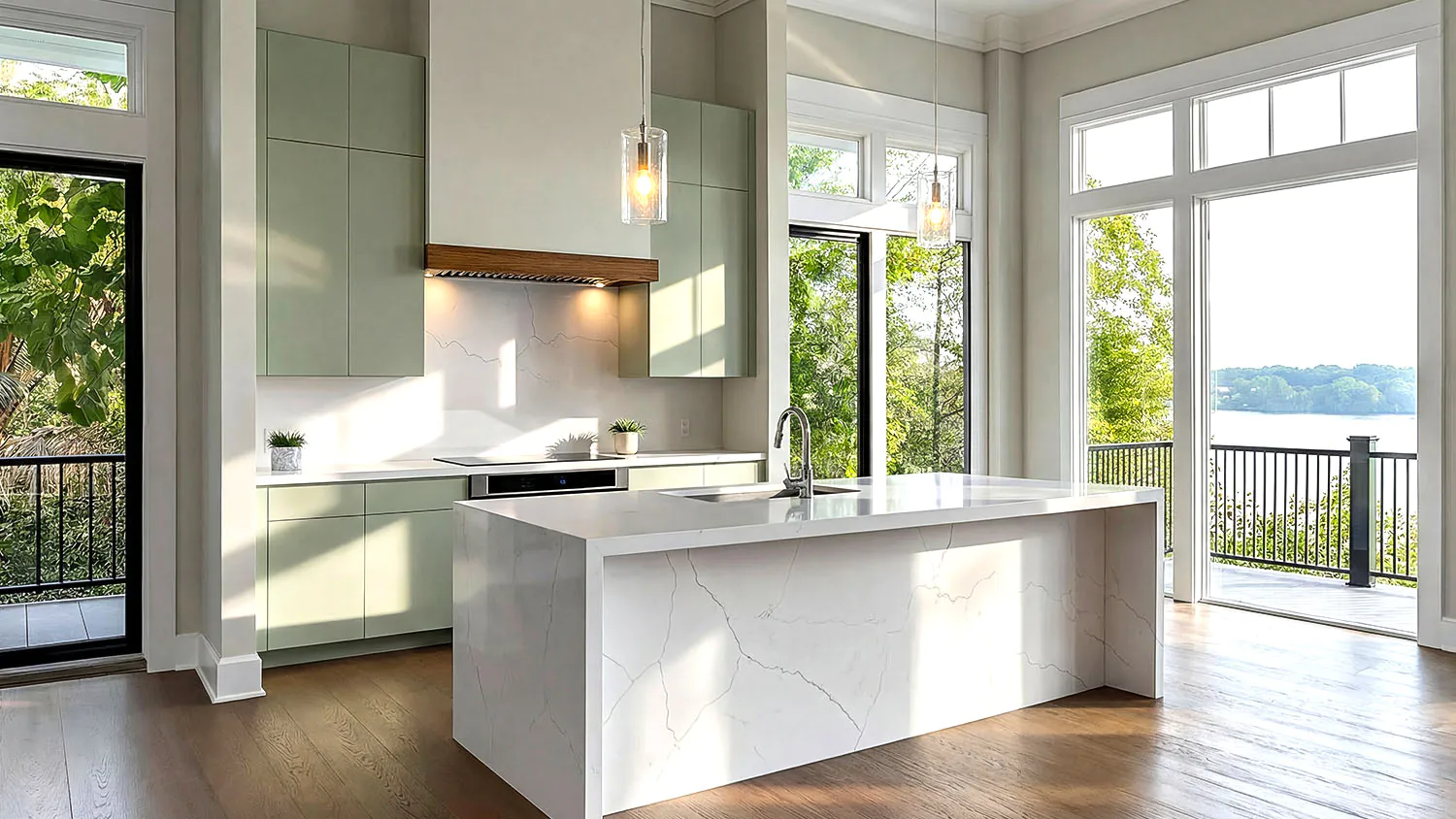Scandi Sage Green Cabinets | Shop online at Wholesale Cabinets