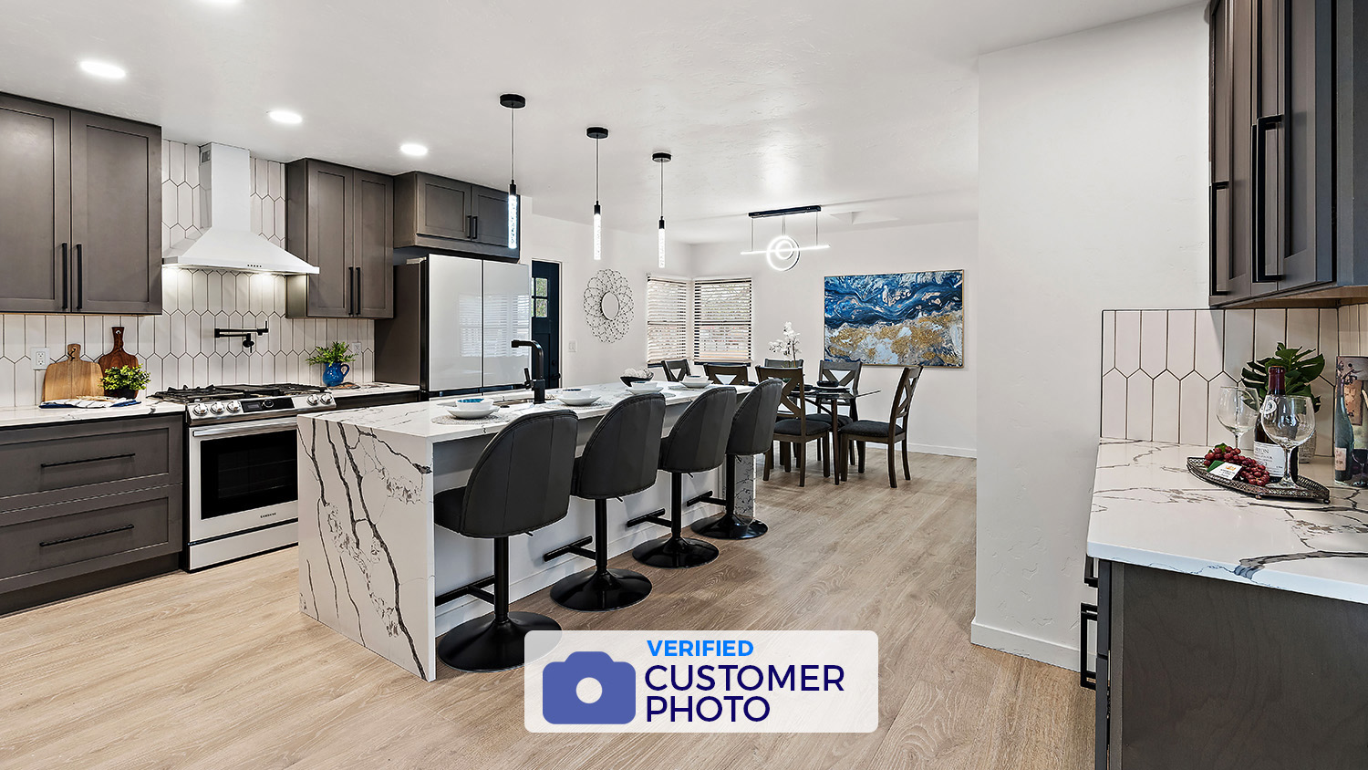 Slate Grey Shaker Assembled Cabinets | Shop online at Wholesale Cabinets