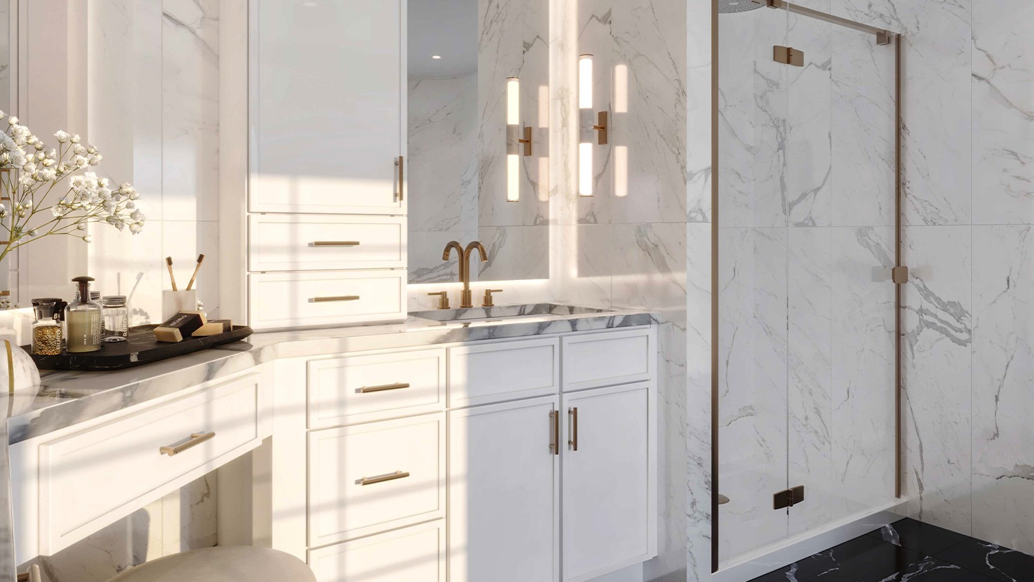 Slim White Shaker Cabinets | Shop online at Wholesale Cabinets