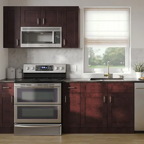 Bayview Stained Shaker Assembled Cabinets | Shop online at Wholesale ...