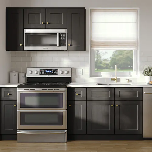 Cinder Shaker Assembled Cabinets | Shop online at Wholesale Cabinets